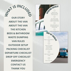 RV Rental Welcome Book Template, Camper Guidebook, Motorhome Rental ...