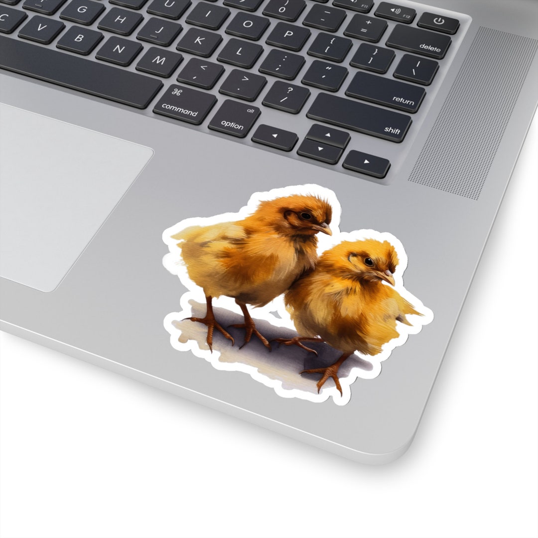 Baby Chicks Sticker Cute Animals Design Farm-themed Sticker - Etsy