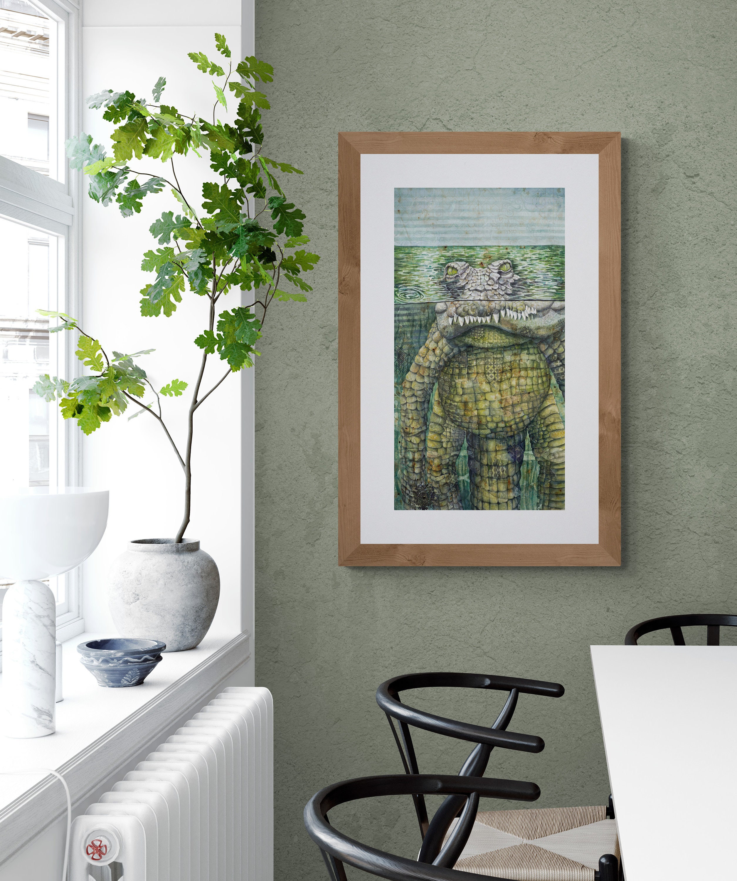Alligator Art, Alligator Decor, Alligator Nursery, Florida Alligator ...