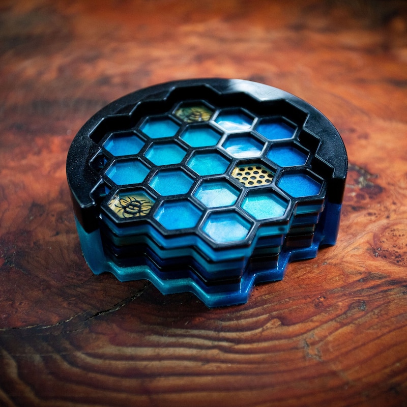 Epoxy Coasters - Etsy
