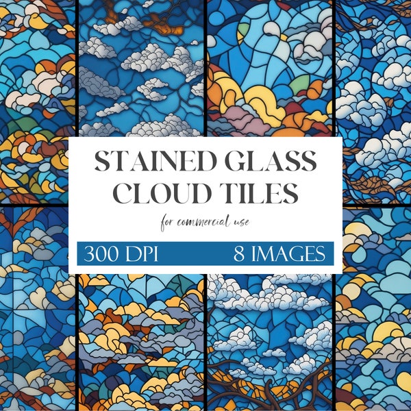 Stained Glass Cloud - Etsy