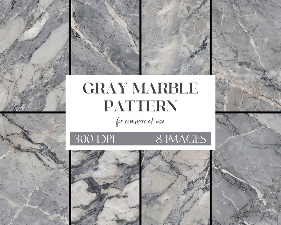 Gray Marble Digital Paper Pack | Printable Texture | Digital ...