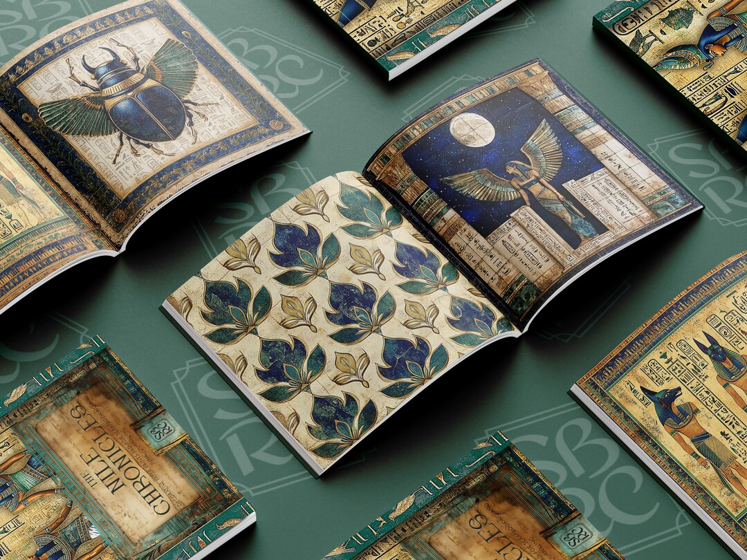 Nile Chronicles: Ancient Egypt Scrapbook Paper Pad, History Junk ...