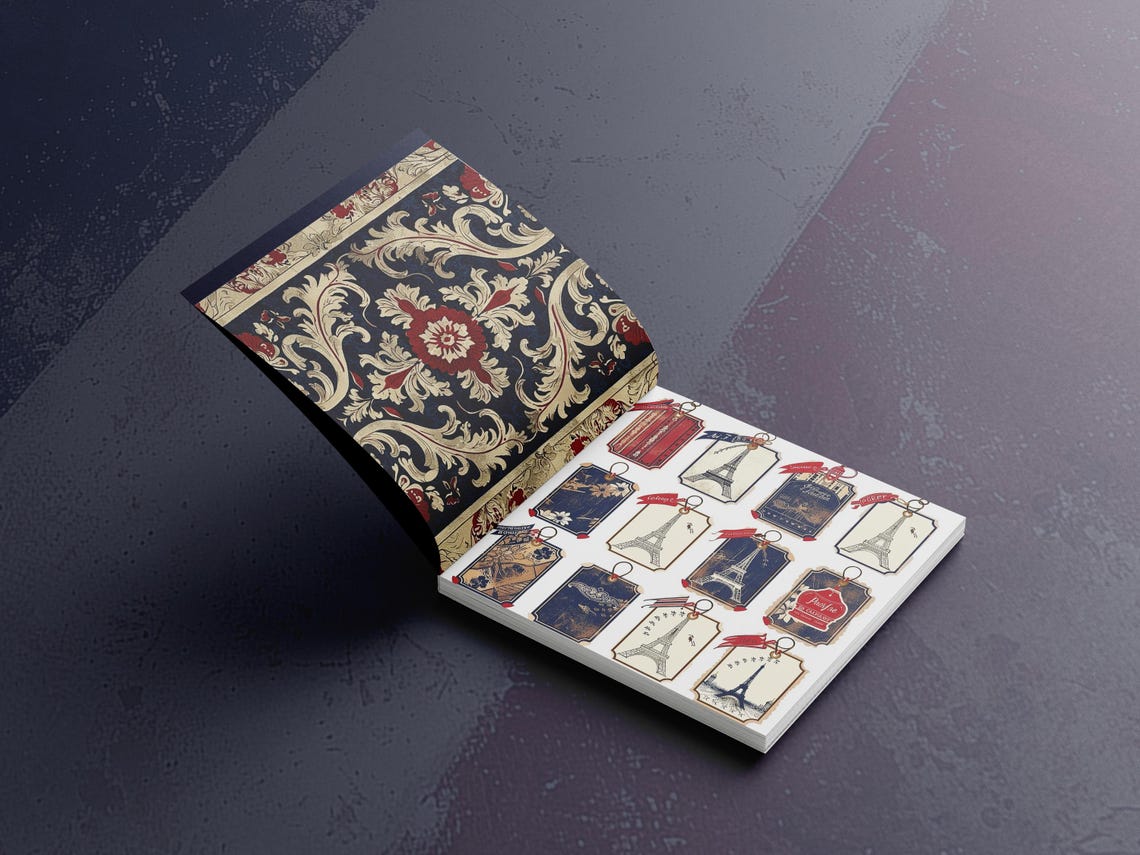 Paris: Travel Theme Paper Pad, Scrapbooking, Junk Journal & Card Making ...