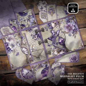 Regency Junk Journal Mini Folio Kit: Printable Ephemera (digital ...