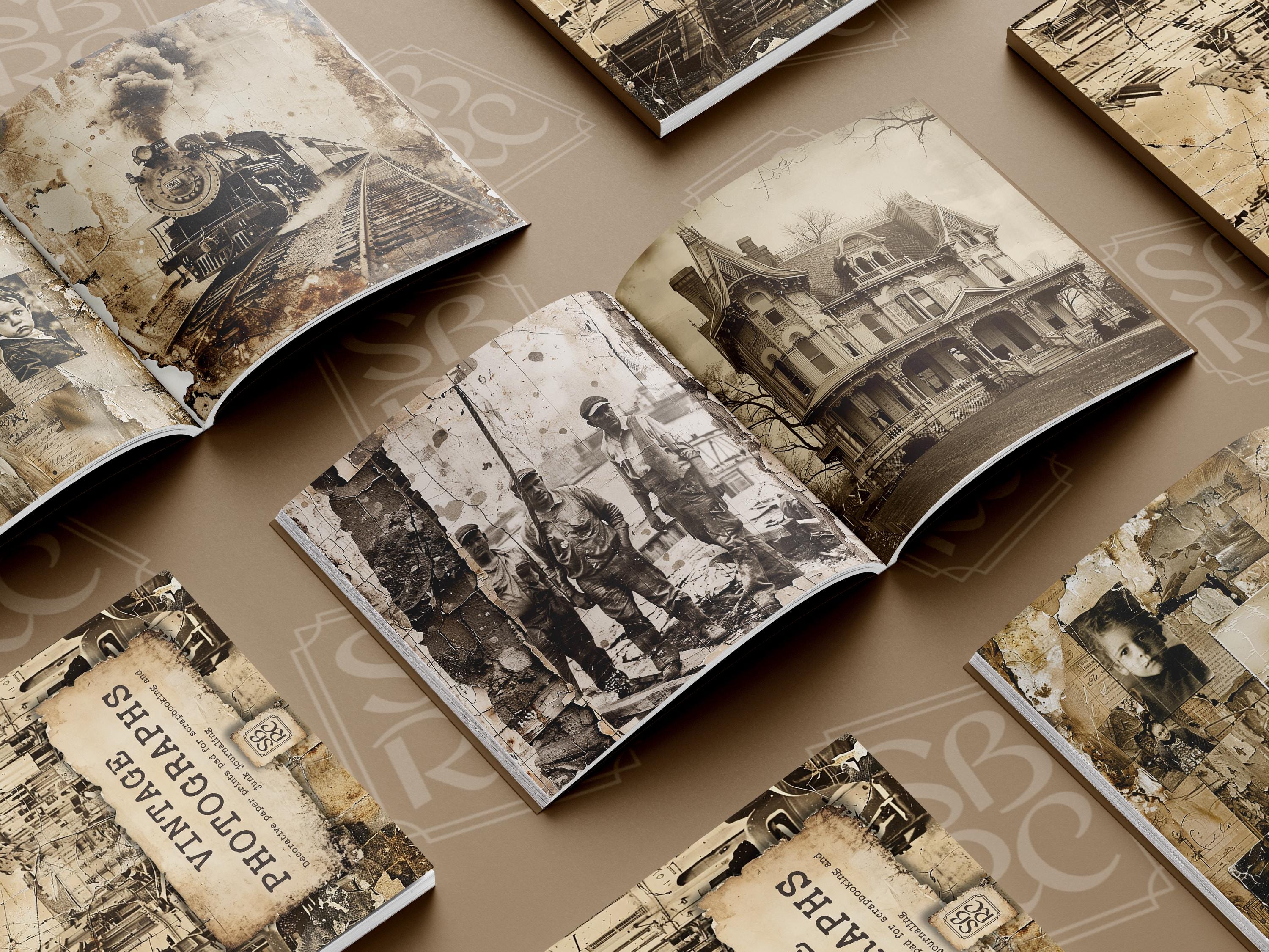 Vintage Photographs : Vintage Themed Prints Pad, Decorative Paper for ...