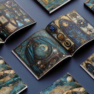 The Fortune Teller : Fantasy Ephemera Prints Pad Decorative Paper for ...