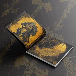 The Forge Masters : Dwarven Themed Prints Pad, Fantasy Decorative Paper ...