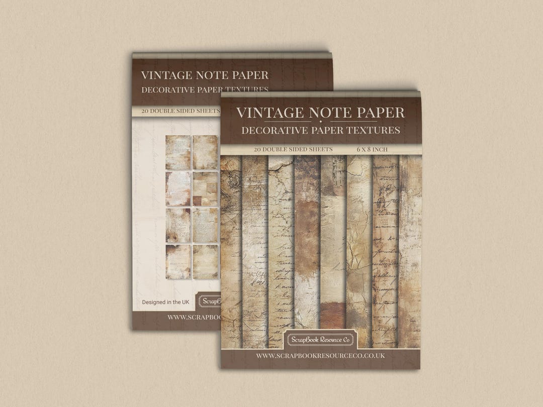 Vintage Note Paper - Decorative Paper Background Texture and Patterns ...