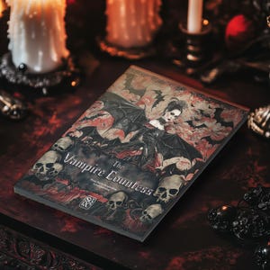 The Vampire Countess : Gothic Fantasy Prints Pad, Red & Black ...