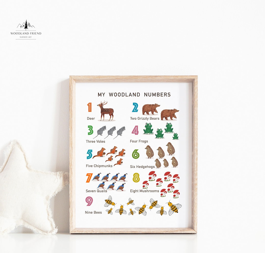 Numbers Educational Poster, Classroom Posters, Educational Posters ...