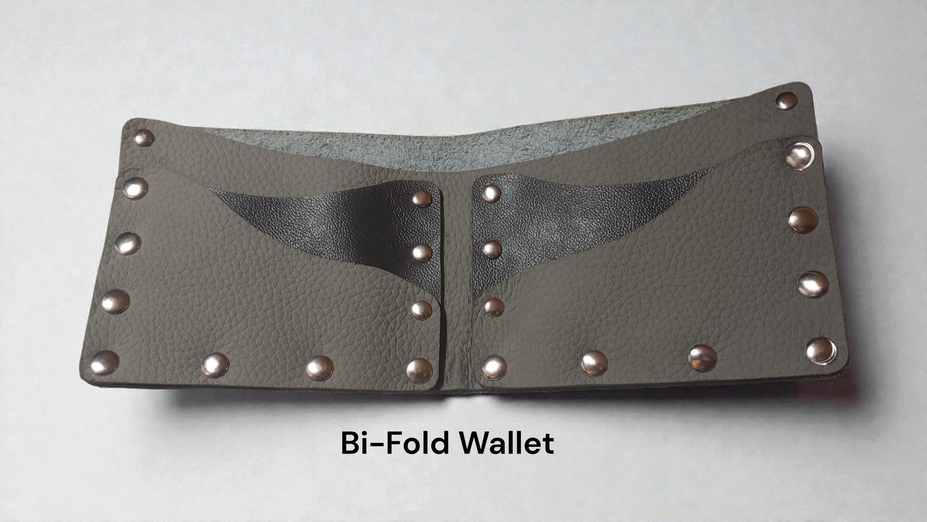 Bi-fold Wallet With Four Slot Card Holder - Etsy