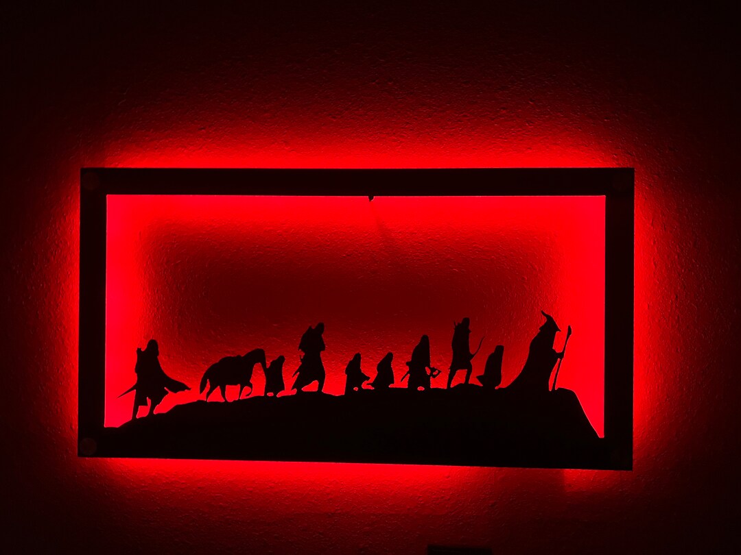 LOTR Sign With LED Lights - Etsy