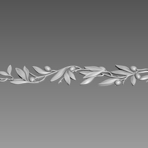 Olive Branch 3D Model for CNC - Etsy