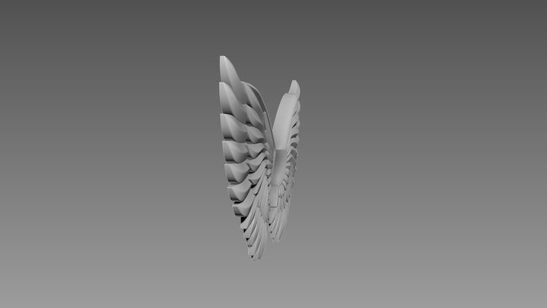 Wings Relief. Bas-relief. 3D Model for CNC. Woodcarving. - Etsy