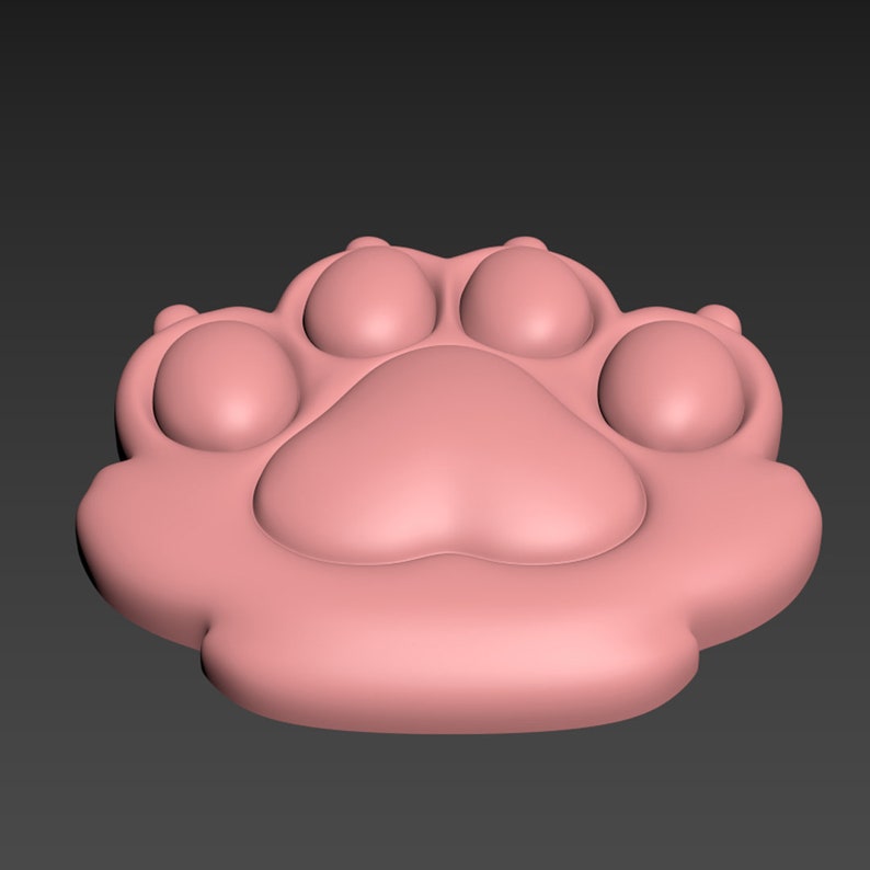 Cat Paw 3D STL Print Model. CNC. Wall Decor. Artcam. - Etsy