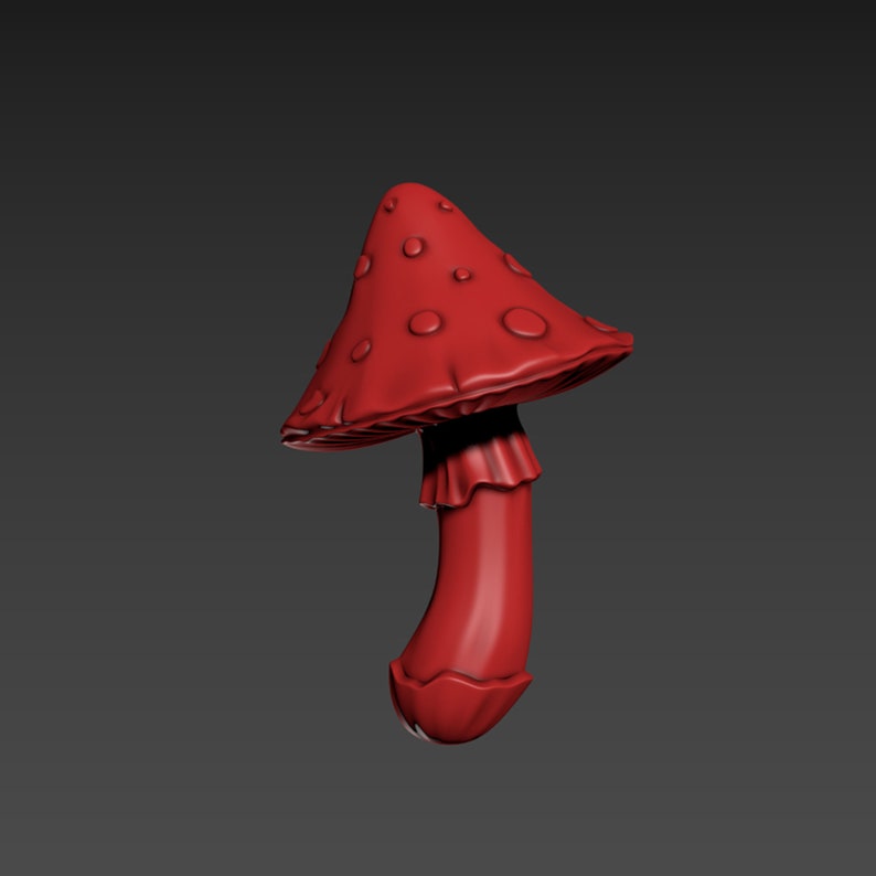 Amanite mouche. Modèle STL 3D. CNC. Impression 3D. - Etsy France