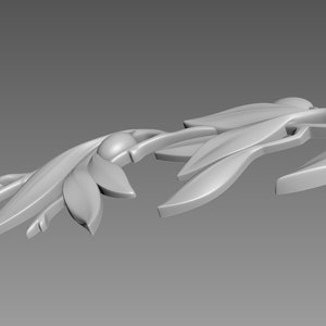 Olive Branch 3D Model for CNC - Etsy