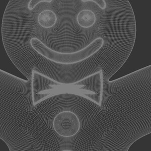 Gingerbread Man. 3D Print Model. STL. Christmas. - Etsy