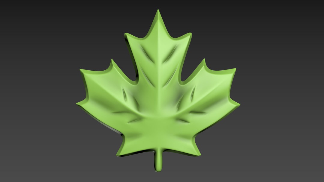 Maple Leaf. 3D Model. STL. 3dprint. Plant. - Etsy