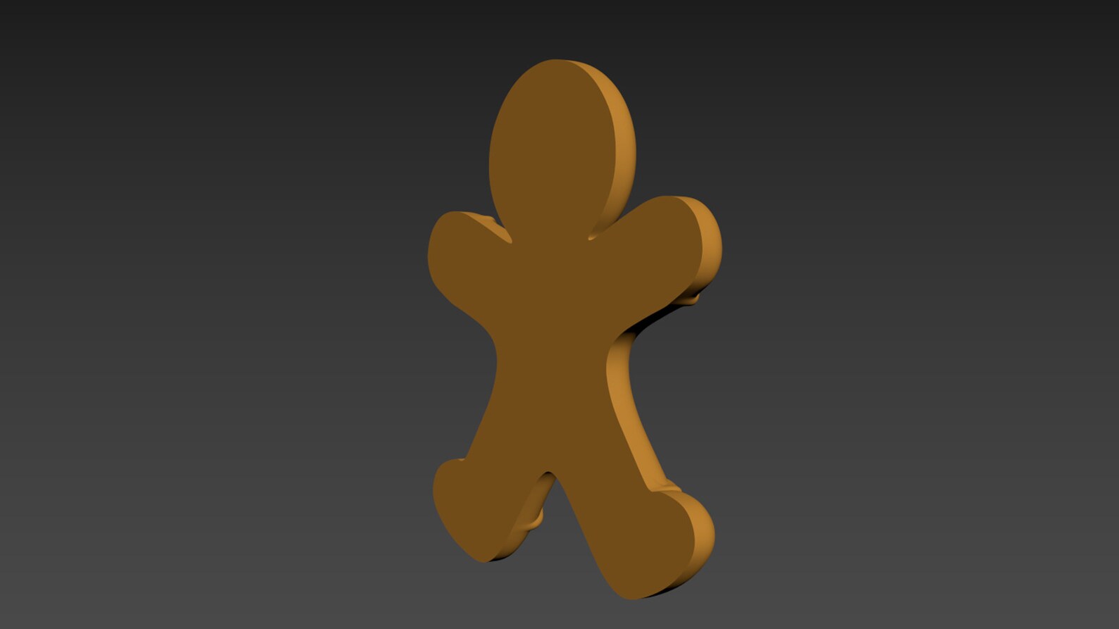 Gingerbread Man. 3D Print Model. STL. Christmas. - Etsy