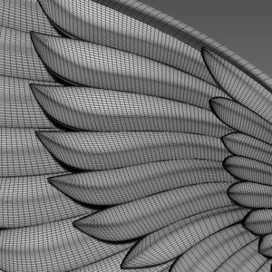 Wings Relief. Bas-relief. 3D Model for CNC. Woodcarving. - Etsy