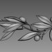 Olive Branch 3D Model for CNC - Etsy