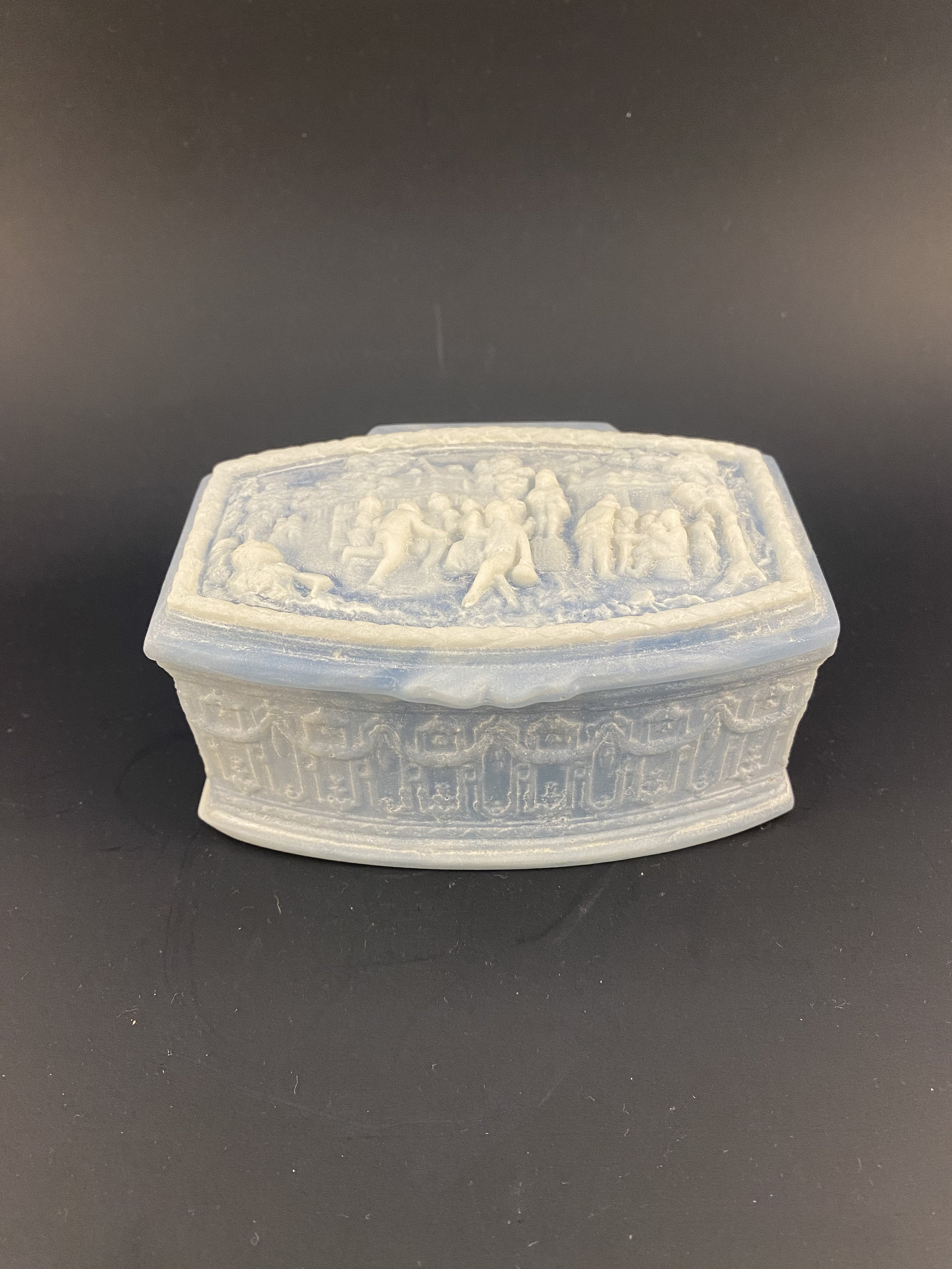 Incolay Blue and White Dresser Box - Etsy