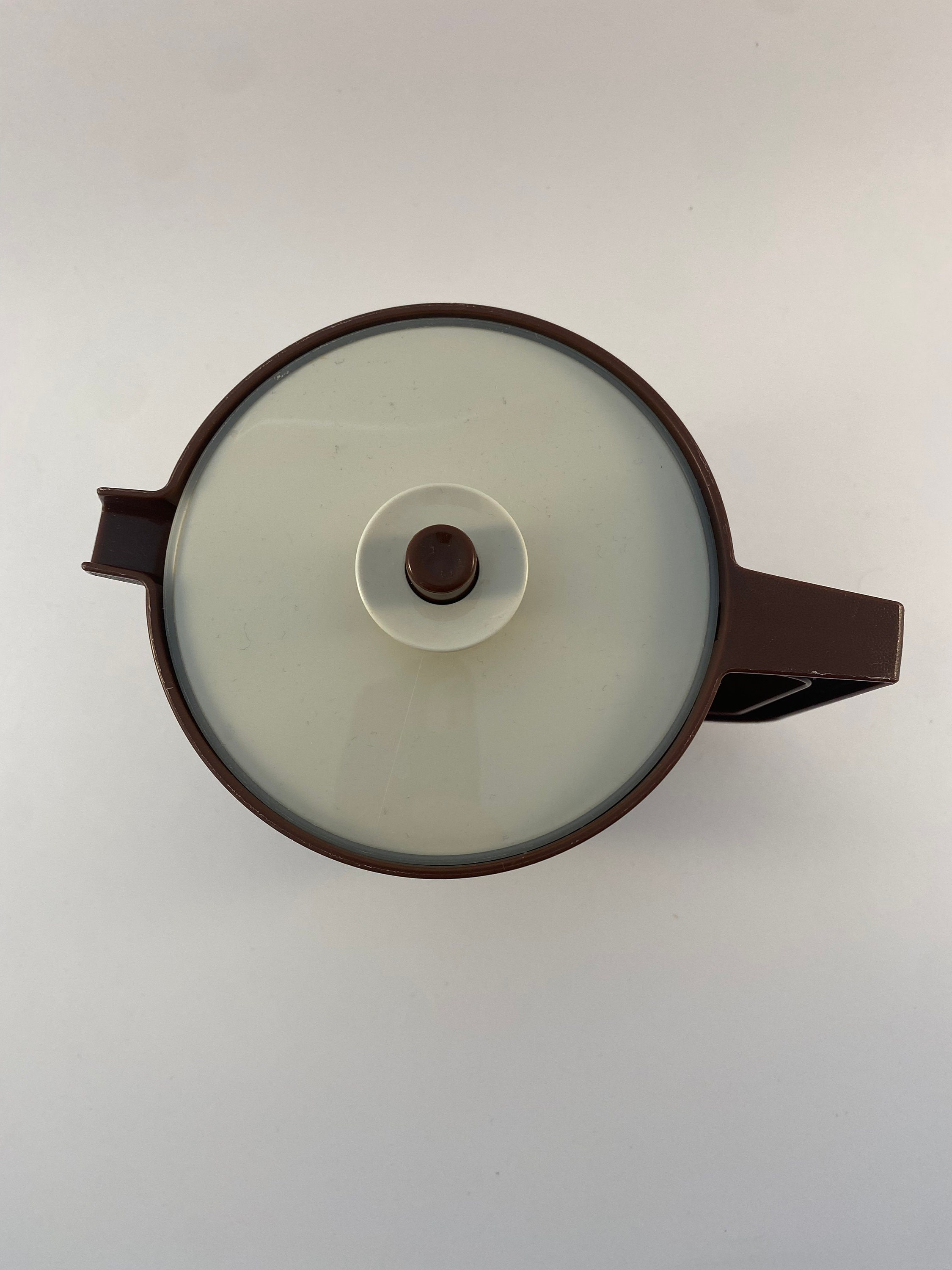 Vintage Brown Tupperware Pitcher - Etsy