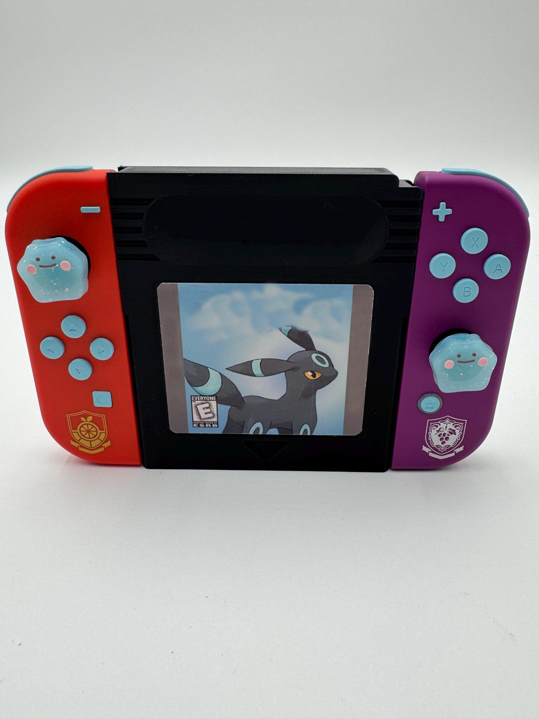 Black Gameboy Joy Con Controller Holder Grip Gameboy Color With Rail ...