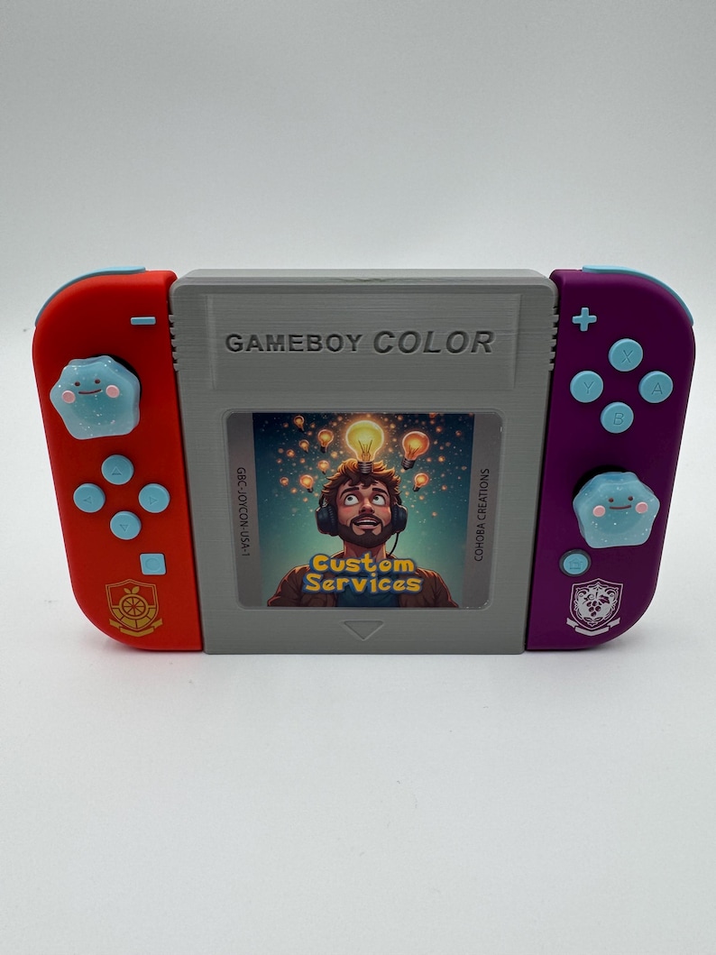 Custom Service. Gameboy Game Cart Joy Con Controller Adapter Holder ...