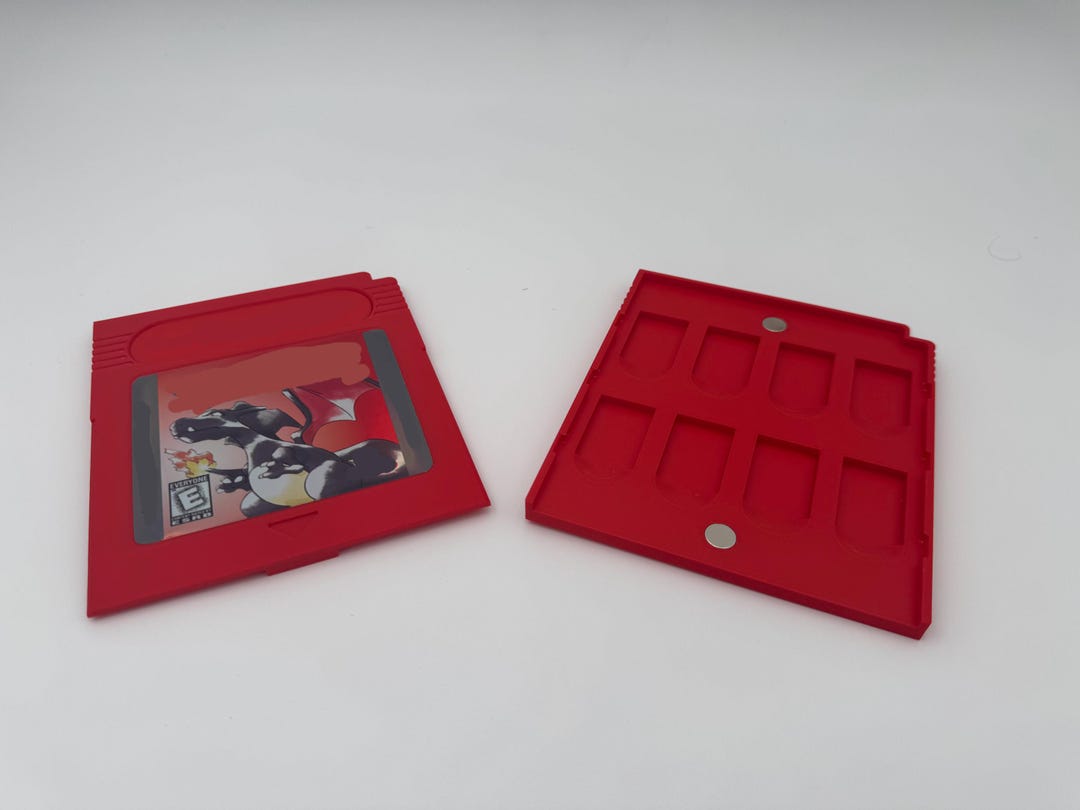 Jumbo Red Game Cartridge | Switch Game Holder X8 Shiny - Etsy