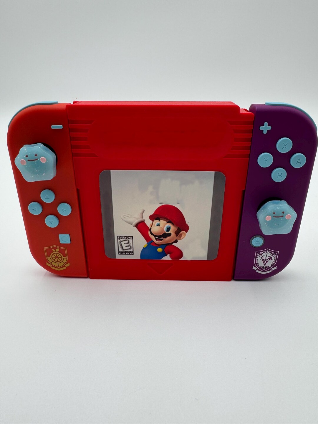 Mario Gameboy Joy Con Controller Holder Grip Gameboy Color With Rail ...