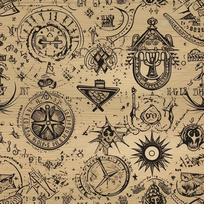 111 Alchemic Symbol Patterns - Etsy