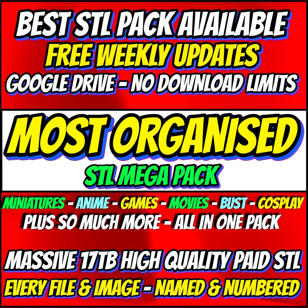 Most Organised STL Mega Pack - Etsy