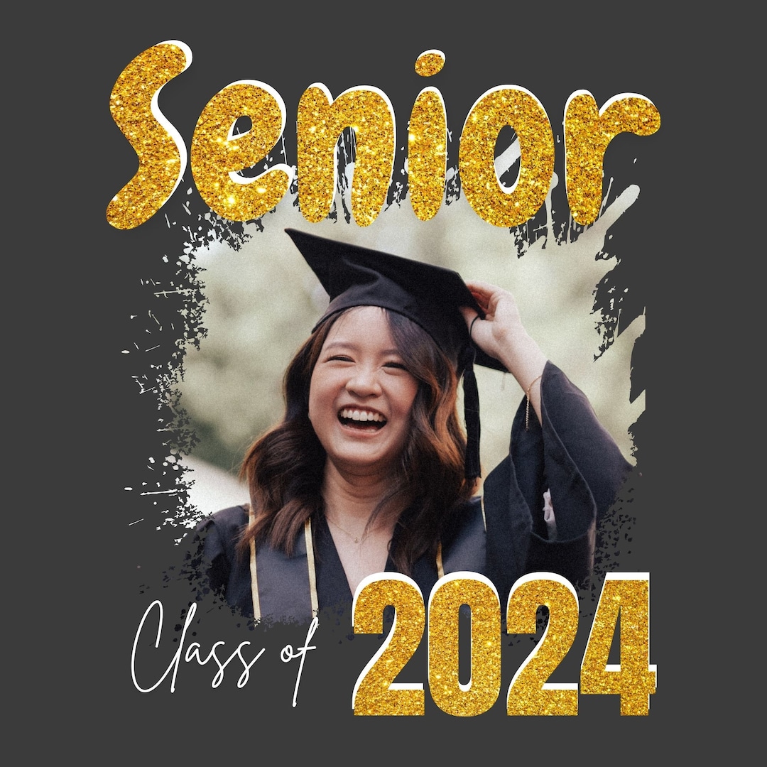 Graduation 2024 Design - Canva Frames - Editable Template - Easy Drag ...