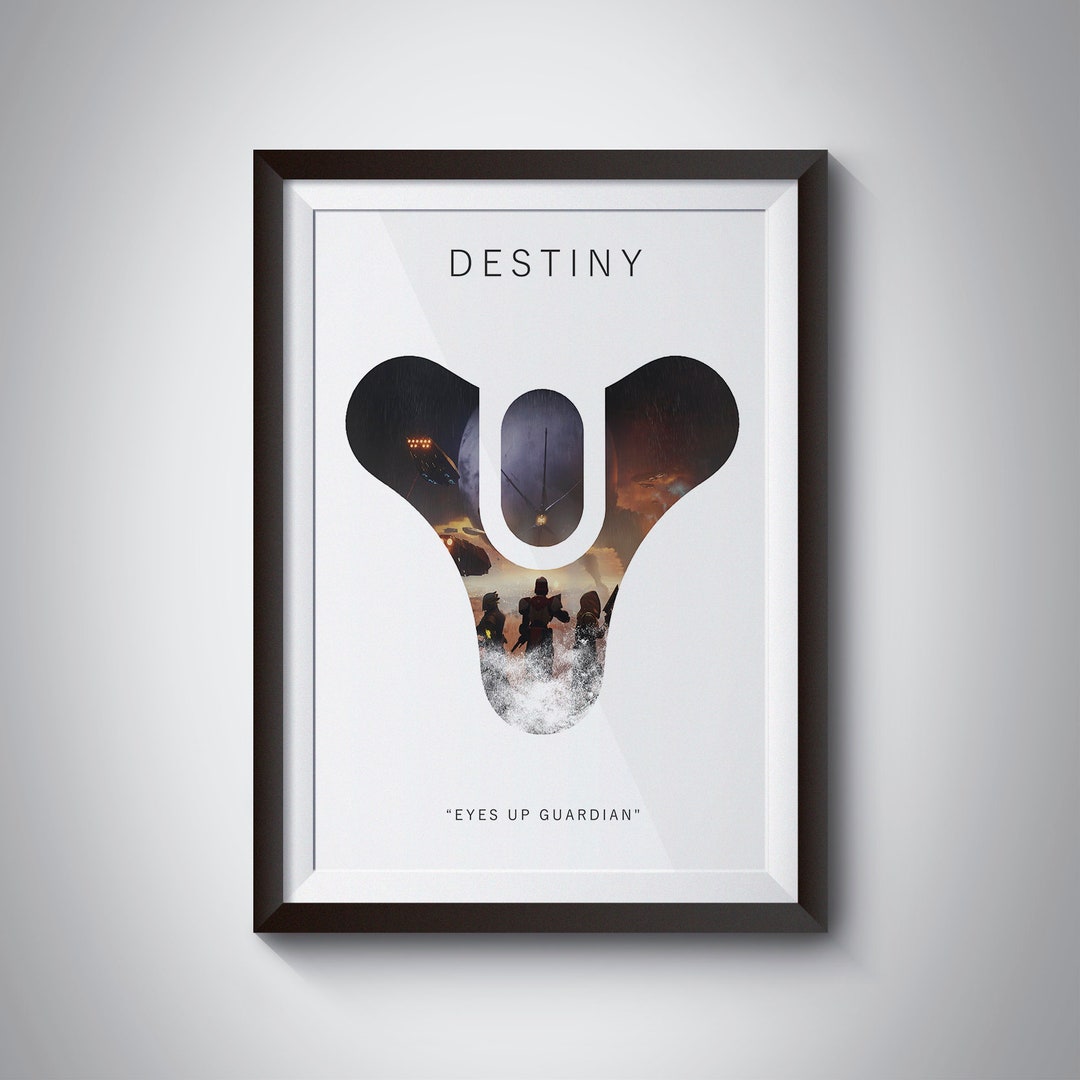 Destiny A3 Print- Video Game Poster, Video Game Art, Prints, Gamer Room ...
