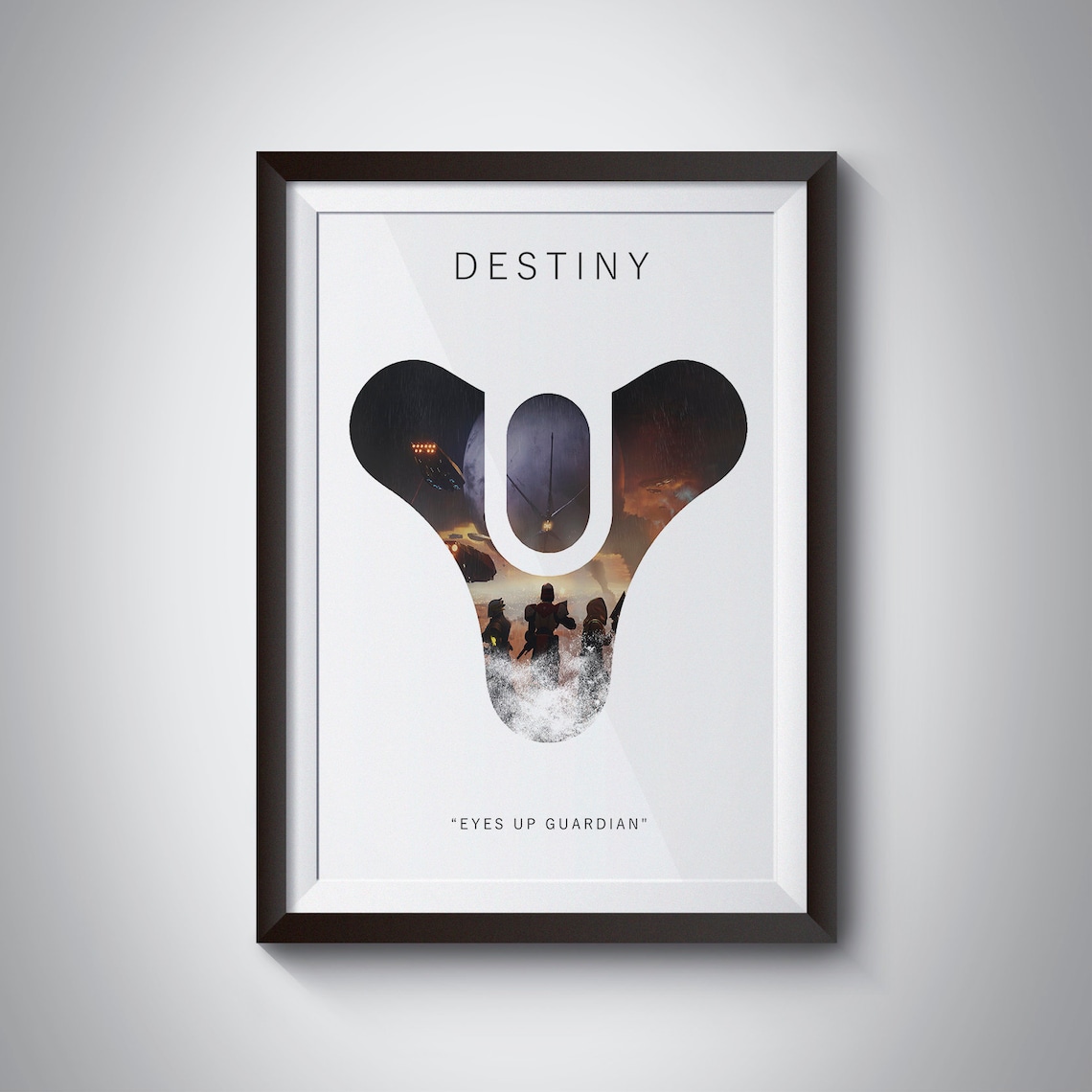 Destiny A3 Print- Video Game Poster, Video Game Art, Prints, Gamer Room ...