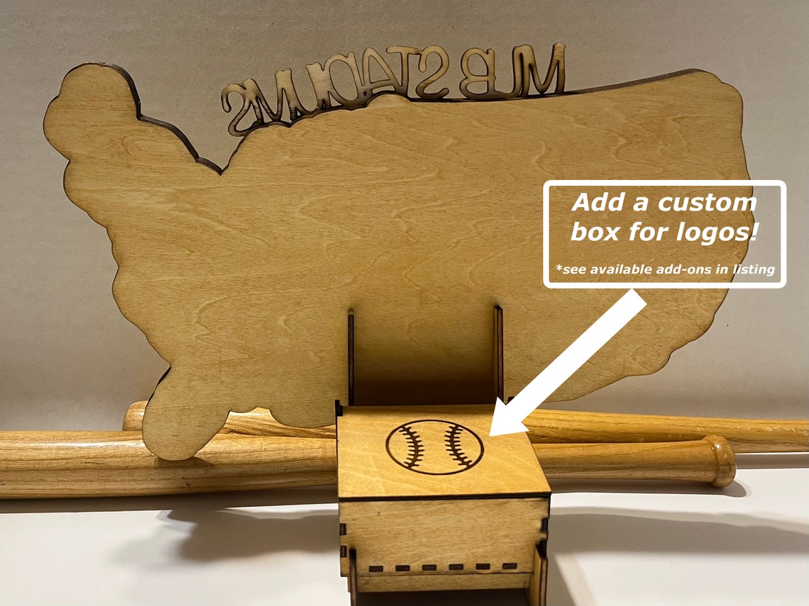 Baseball Stadium Tracker MLB Ballpark Travel Map Custom Gift - Etsy