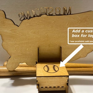 Baseball Stadium Tracker MLB Ballpark Travel Map Custom Gift - Etsy