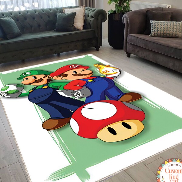 Super Mario Rug - Etsy