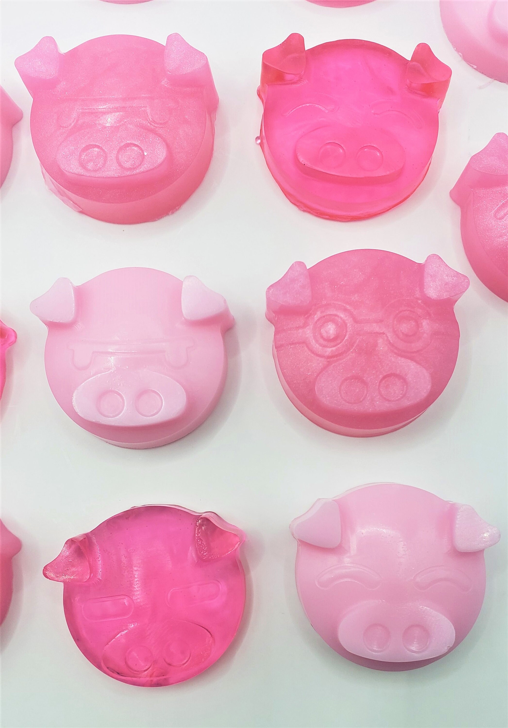 18 Mini Pig Soaps Kitchen Soaps Rose or Maple Bacon Scented - Etsy