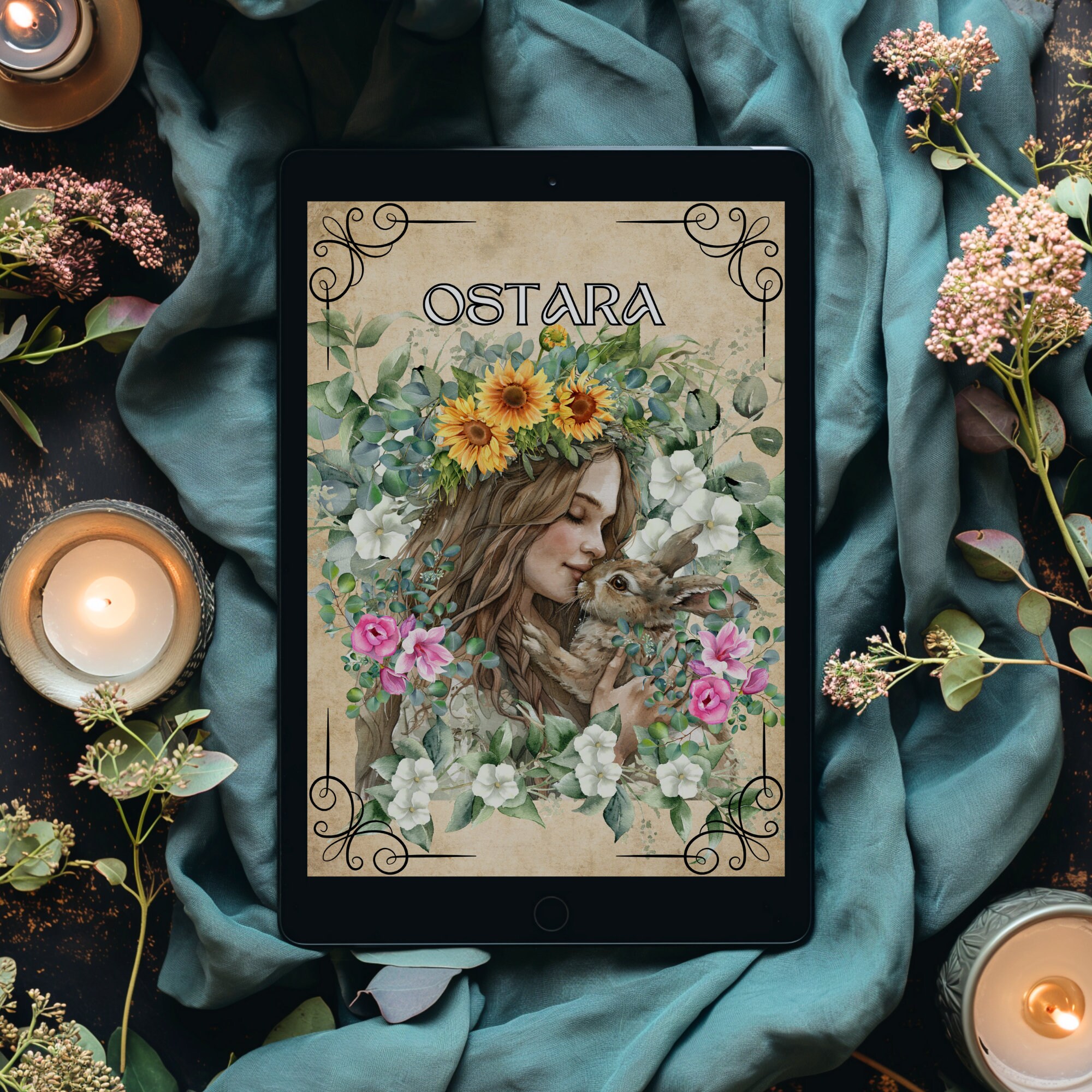 Ostara, Beautiful Printable Grimoire Pages for Ostara, Rituals ...