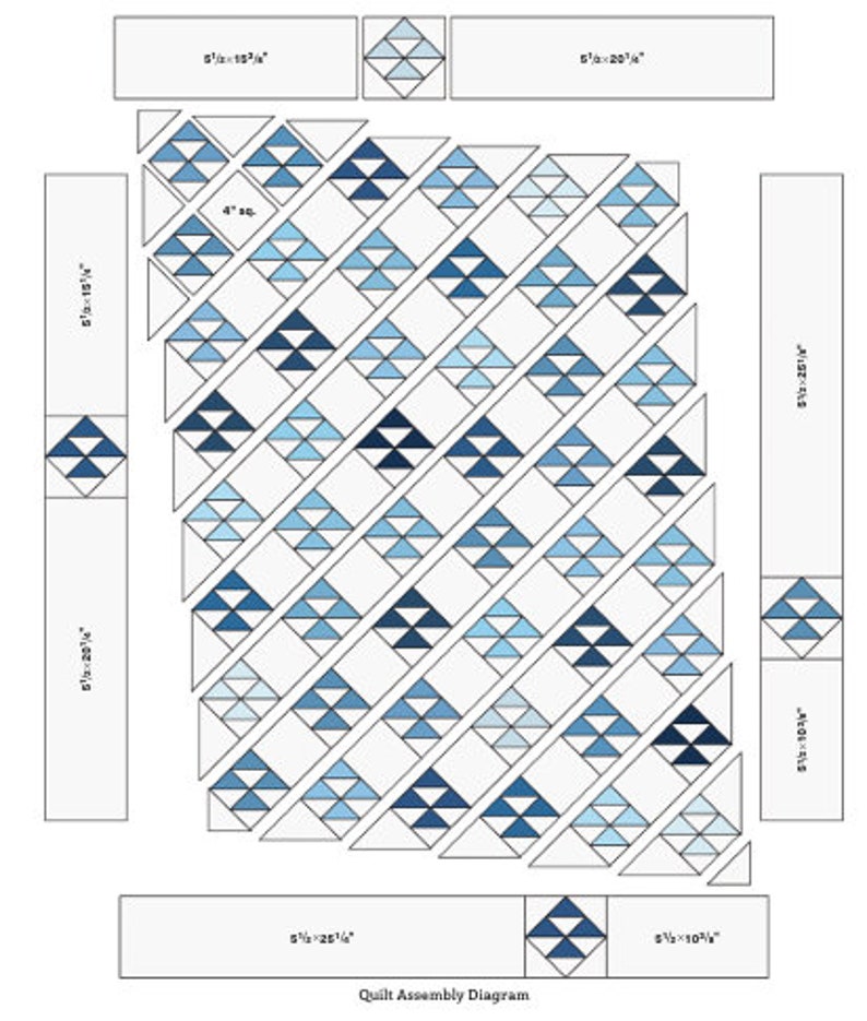 Swimming Upstream Flannel Quilt Pattern PDF Only - Etsy