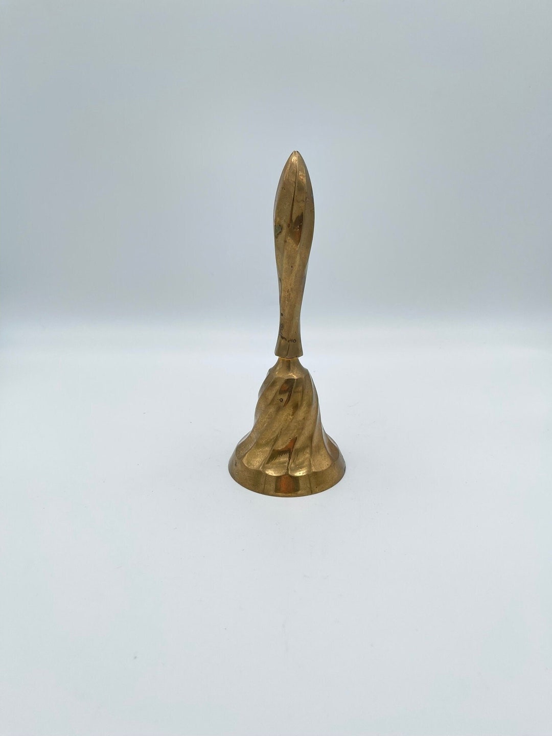 Vintage Brass Hand Bell, Swirl Design Solid Brass Bell, Charming ...