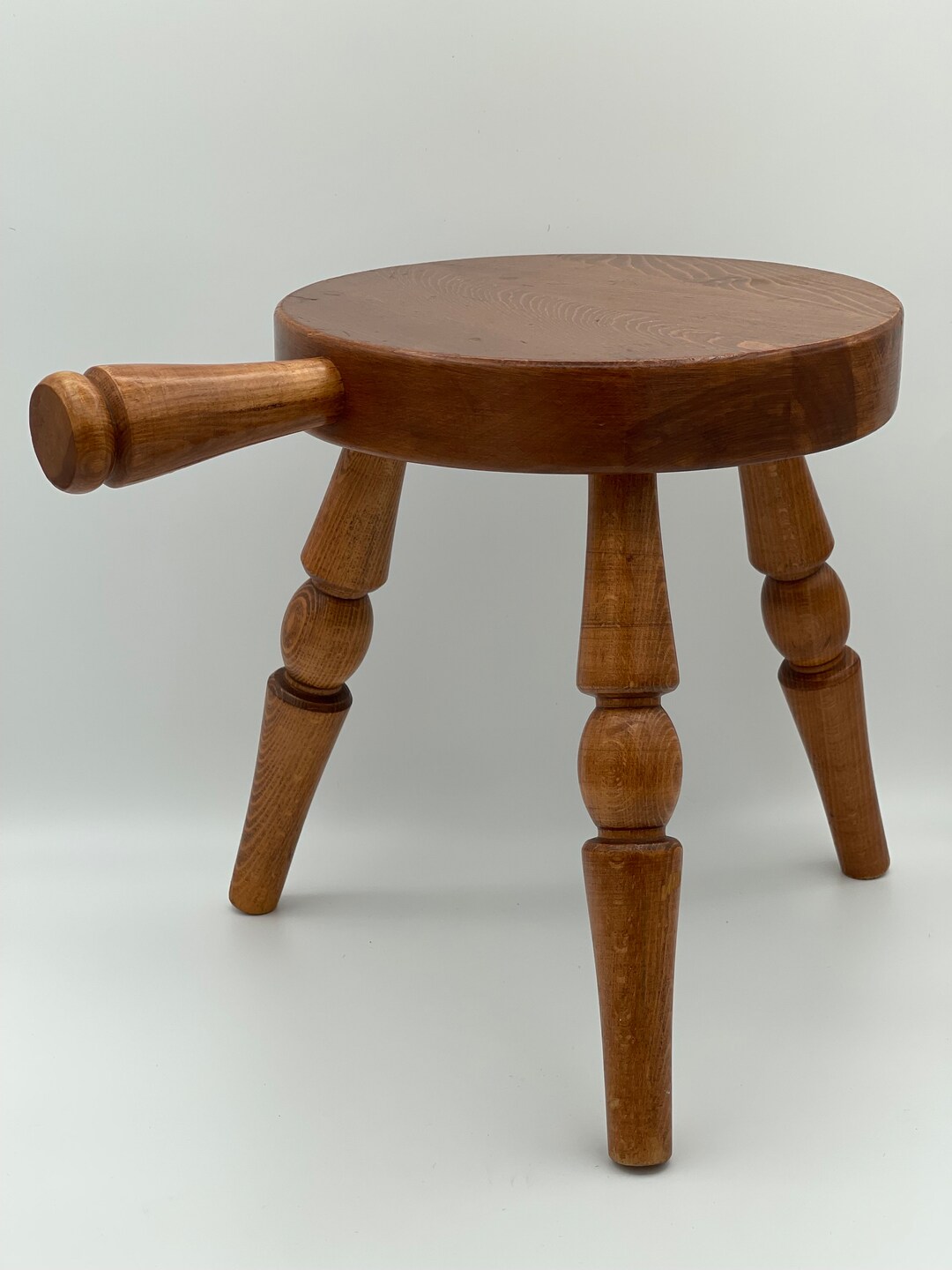 Vintage Wood Milking Stool, Authentic Japanese Milk Stool, Made in ...