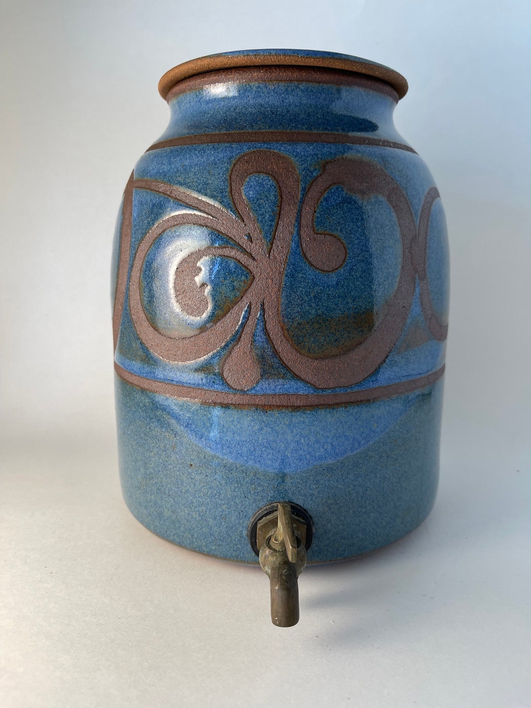 Frank Massarella Drink Dispenser, Vintage Pottery, Signed and Dated ...