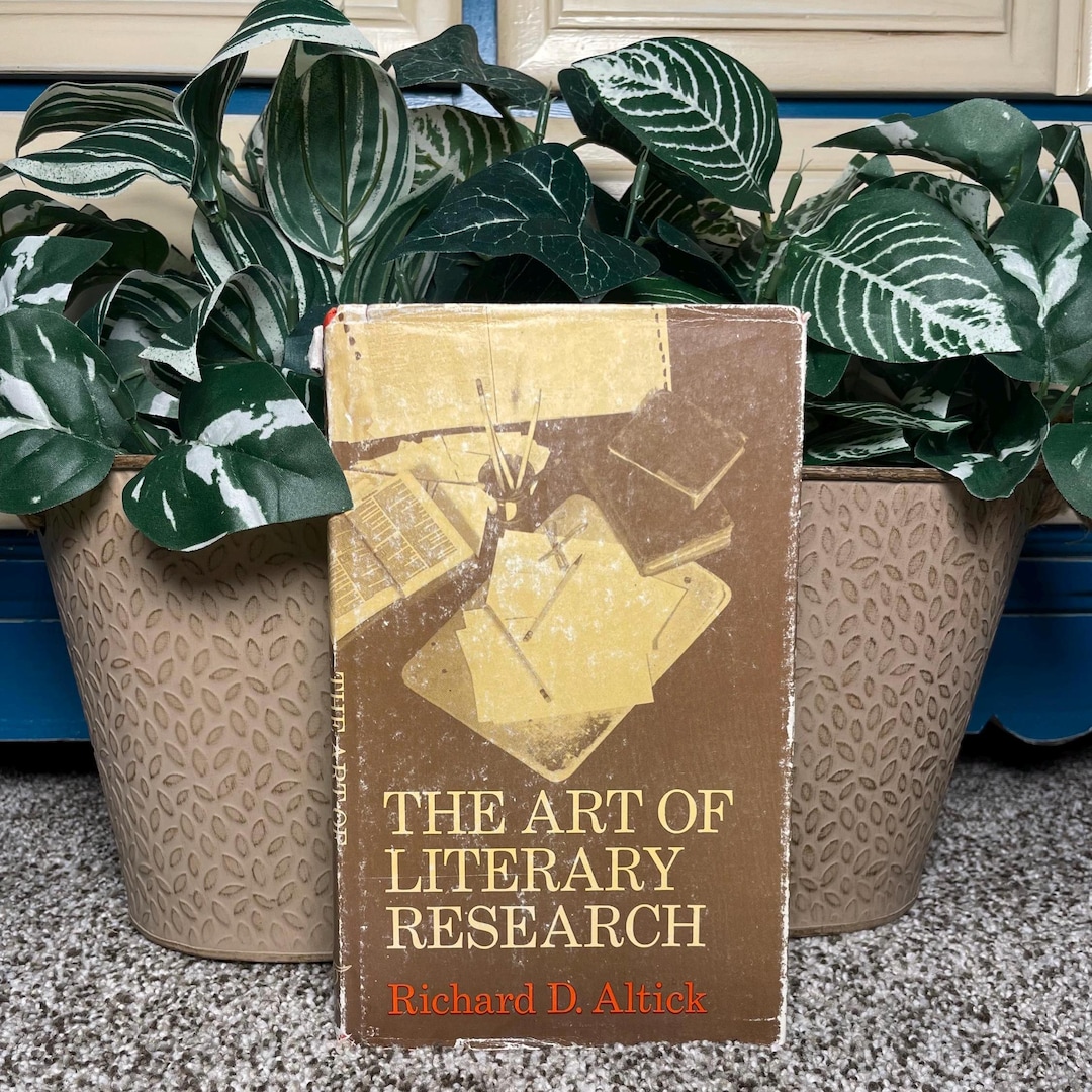 Vintage Textbook- the Art of Literary Research by Richard D. Altick - Etsy