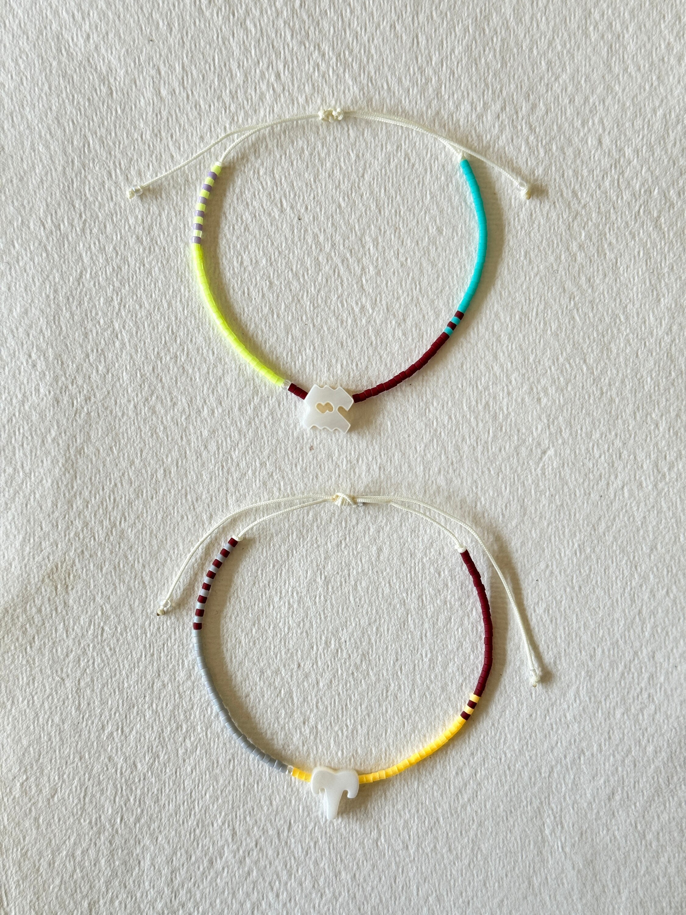 Zodiac Sign Beaded Bracelet, Constellation Pearl Charm, Astrology ...