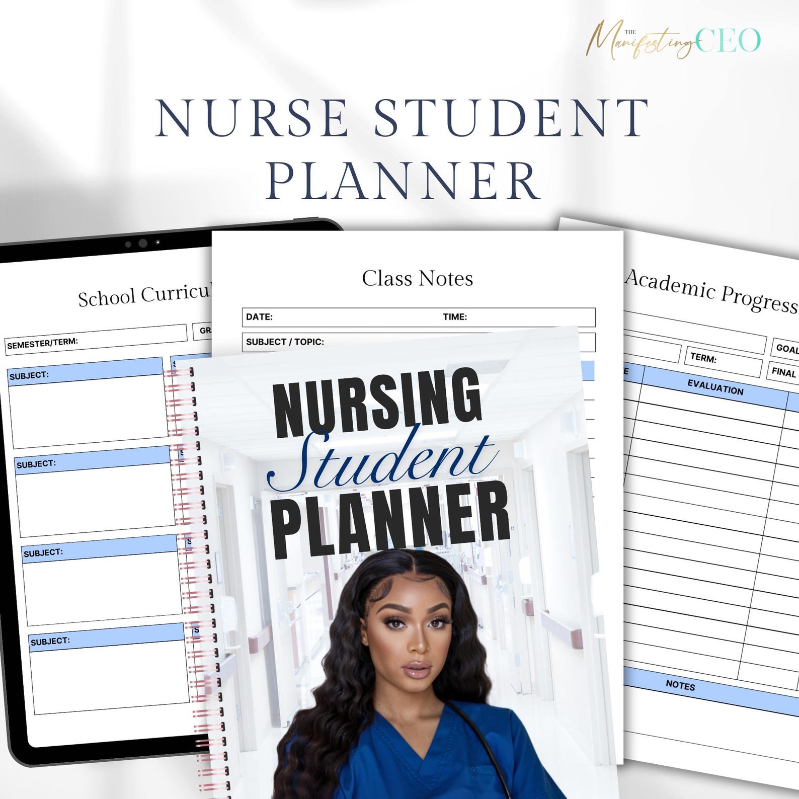 Nurse Student Planner| Nursing Planner for Nurses | Nursing Students ...